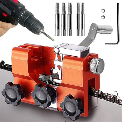 Yltimer Chainsaw Sharpener Portable Chainsaw Sharpener Jig