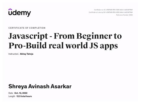 Shreya Asarkar On Linkedin Hi Connections I Am Happy To Share That I Have Completed Javascript