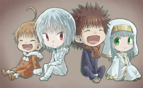 Chibi Last Order Accelerator Kamijou Touma And Index R Toarumajutsunoindex