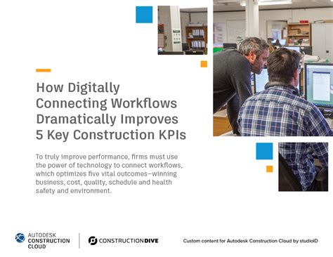 Digitally Connecting Workflows Improves Key Construction Kpis