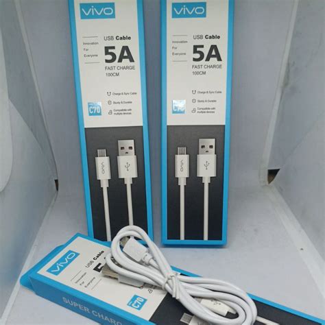 Jual KABEL DATA UNTUK SEMUA TIPE HP VIVO MICRO USB KABEL FAST CHARGING CM C Shopee Indonesia