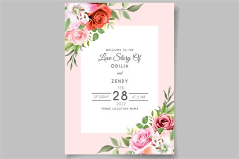 وکتور کارت پستال، کارت عروسی و کارت دعوت لایه باز کد 24801