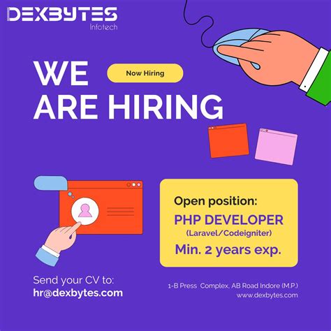 Dexbytes Infotech Pvt Ltd On Linkedin Hiring Php Phpdeveloperjobs Laraveldeveloper