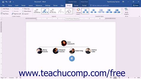 Word 2016 Tutorial Design And Format Smartart Microsoft Training Youtube