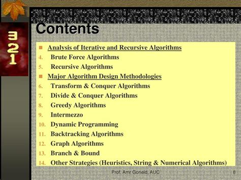 ppt analysis and design of algorithms csce 321 powerpoint