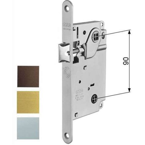 Serratura Inf Legno Centro E50 Bagno Br 1012 Agb