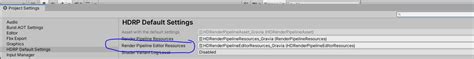 Render Pipeline Editor Resources Doesnt Save When Reopening Project