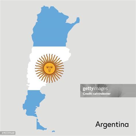 Argentina Flag Map Photos And Premium High Res Pictures Getty Images