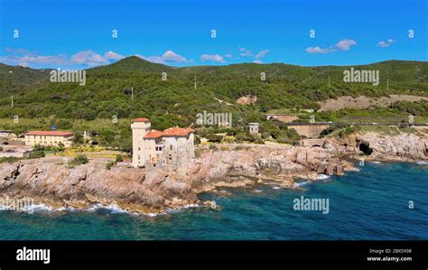 Amazing Aerial View Of Livorno Coastline Tuscany Leghorn From The