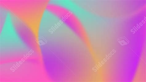 Purple Colorful Gradient Cool Fluid Atmosphere Fashion Powerpoint