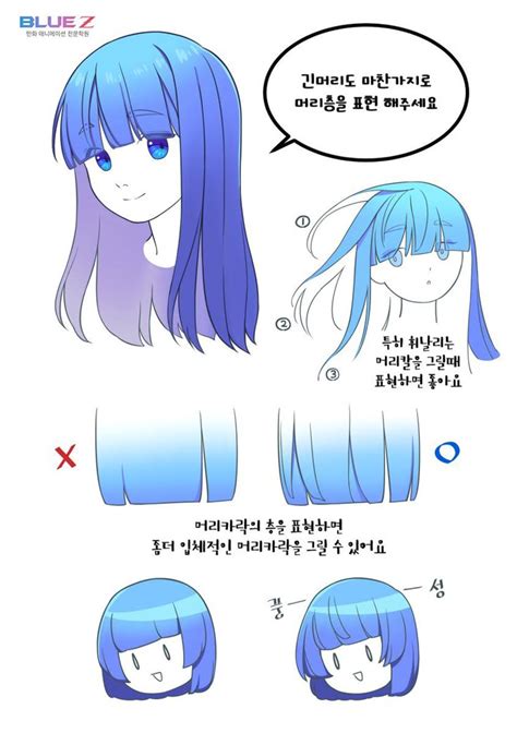 블루젯 만화학원 On X 드로잉 강좌 그리기 튜토리얼 그림 그리는 방법