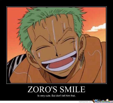 Zoros Smile Zoro One Piece Roronoa Zoro One Piece Anime
