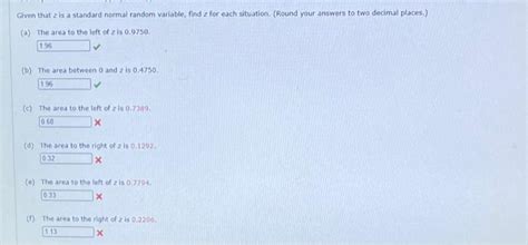 solved given that z is a standard nomal random variable