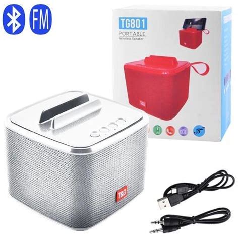 ᐉ Портативна колонка Tandg Tg801 Bluetooth Silver 14535356 • Краща ціна в Києві Україні