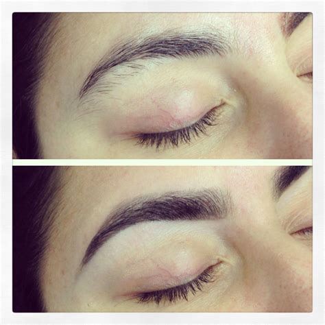 Eyebrows Shapes Before And After