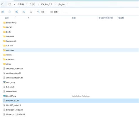 Bindiff插件的报错与解决 J1ya
