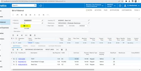 Importing Bom But Cost Doesnt Update Community