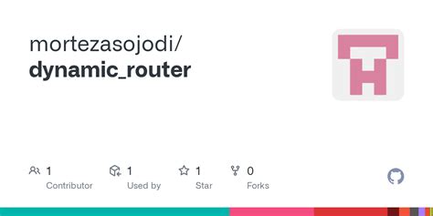 GitHub Mortezasojodi Dynamic Router