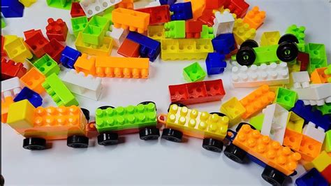 New Toys Unboxing ASMR Satisfying Blocks Building Legos on Wheels - YouTube