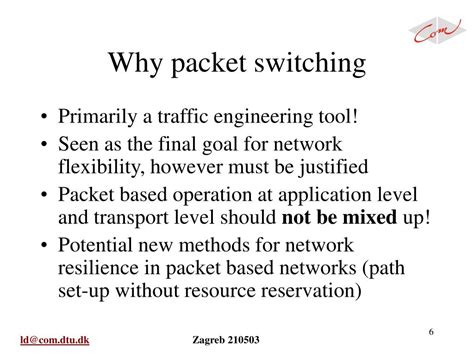 Ppt Optical Packet Switching The Technology And Its Potential Role In Future Communication