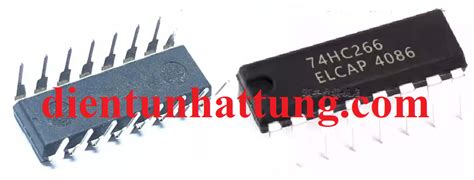 IC SỐ SN HC CỔNG XNOR IC CỔNG LOGIC CHÂN DIP