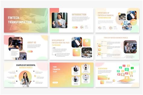 Fintech Digital Powerpoint Template Incl Fintech And Technology Envato
