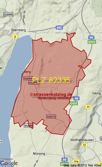 Postleitzahlgebiet 82335 - PLZ
