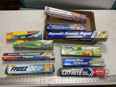 Reynolds Wrap Ziploc Bags Etc Some Partials Legacy Auction Company