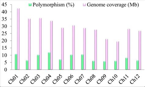 Genomic Distribution And Genome Coverage Of Polymorphic Snp Markers