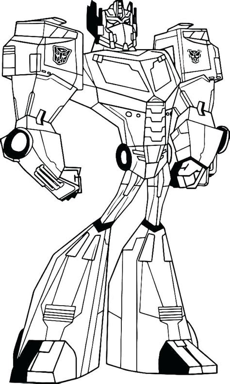 Coloring Pages Of Optimus Prime