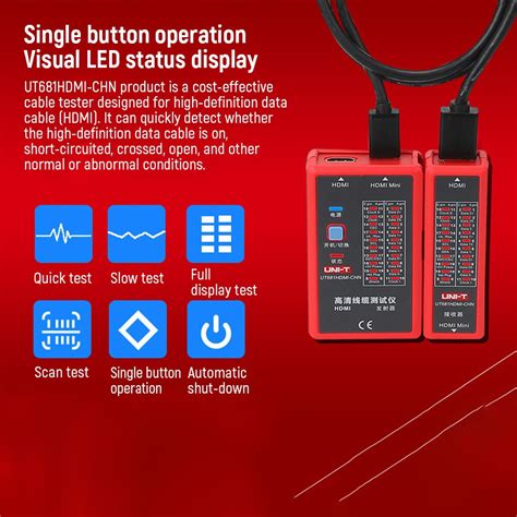 Uni T Ut681hdmi Chn Cable Tester Breakpoint Test N Grandado