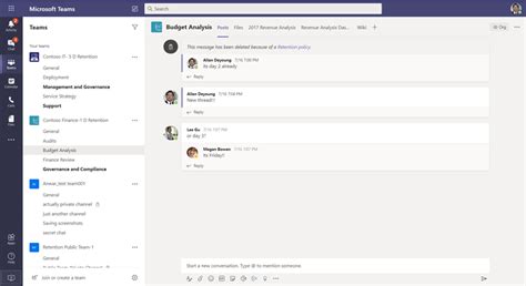 Microsoft Teams를 위한 보존 정책 만들기 및 관리 Microsoft Teams Microsoft Learn