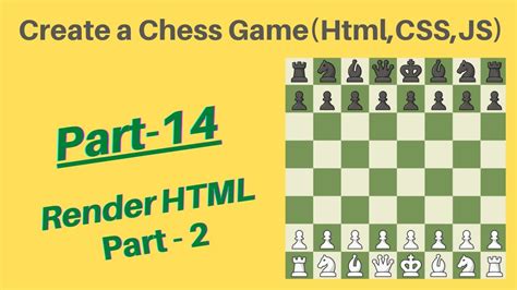 Create Chess Game Using HTML CSS Javascript Tutorial In Hindi Part Render Html Part