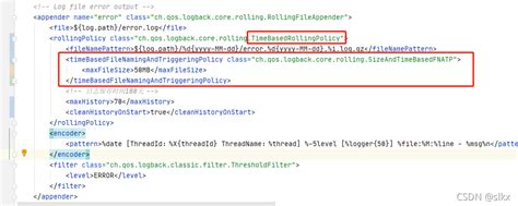 Logback Springxml配置日志没有自动清理 解决方法logback自动清理日志没清掉 Csdn博客
