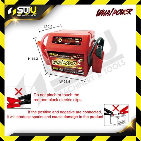 Wha Power Csp X3 Wp 127 Wp127 12v Multi Function Jump Starter Pack