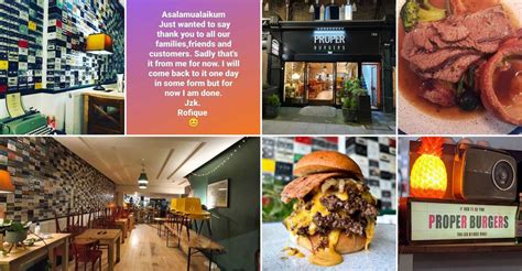 London Legends Proper Burgers Close Down Permanently Feed The Lion