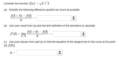 solved consider the function f x 3x 2 a simplify the