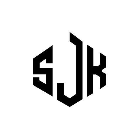 Sjk Letter Logo Design With Polygon Shape Sjk Polygon And Cube Shape Logo Design Sjk Hexagon