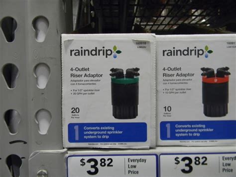 Raindrip Emitter Color Code Chart Coloring Pages