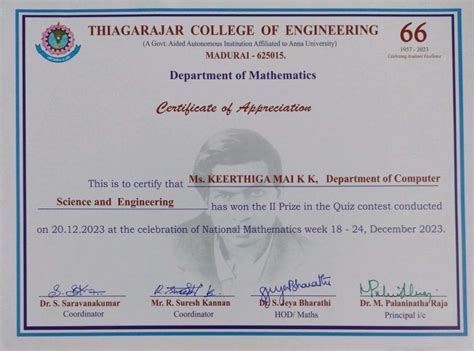 Keerthiga Mai On Linkedin Achievement Mathematics Education