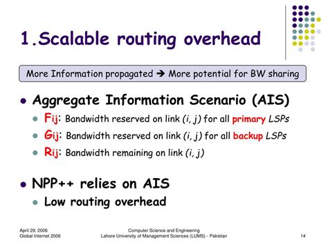 ppt the npp framework for protection routing in mpls powerpoint
