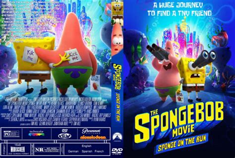 The Spongebob Movie Sponge On The Run 2020 R1 Custom Dvd Cover