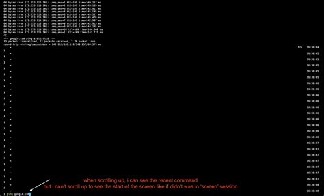 Cant Scroll While Using Screen Command · Issue 2599 · Warpdotdev