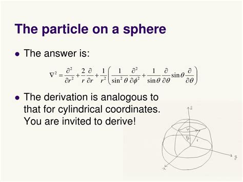 Ppt Lecture 12 Particle On A Sphere Powerpoint Presentation Free