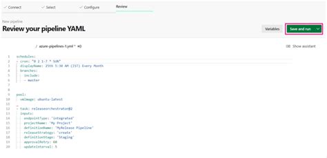 Schedule Pipelines In Azure Using Cron Expression