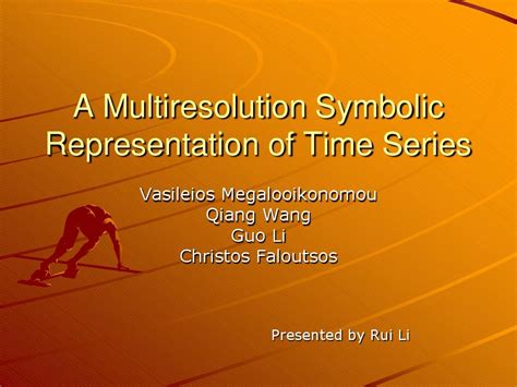 A Multiresolution Symbolic Representation Of Time Seriesword文档在线阅读与下载无忧文档