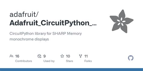 Github Adafruitadafruitcircuitpythonsharpmemorydisplay
