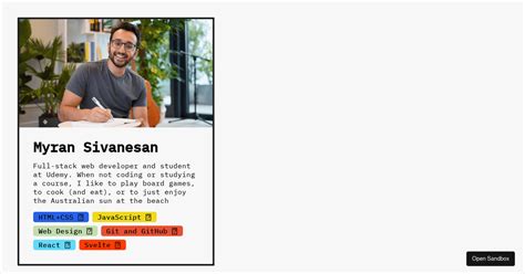 REACT Challenge Codesandbox