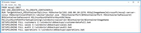 Sql Server 2008 Migration To Sql Server 2017 Linux Containers Using