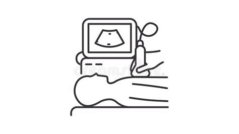 Ultrasound Scan Icon Animation Stock Video Video Of Drawing Equipment 282582771